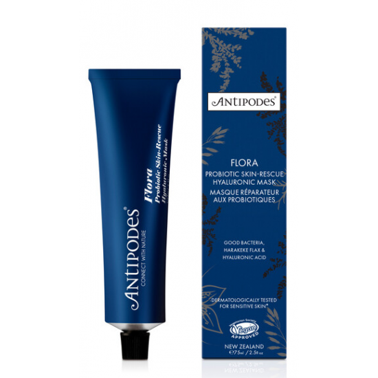 Antipodes Flora Probiotic Skin-Rescue Hyaluronic Mask 75 ml Probiotic ...