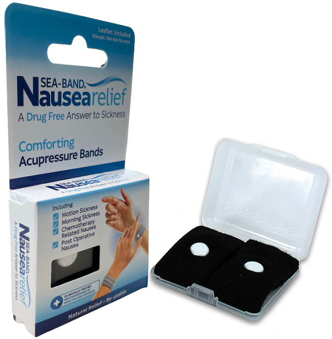Sea-Band Nausea Relief ADULT Wrist Band - BLACK – DominionRoadPharmacy