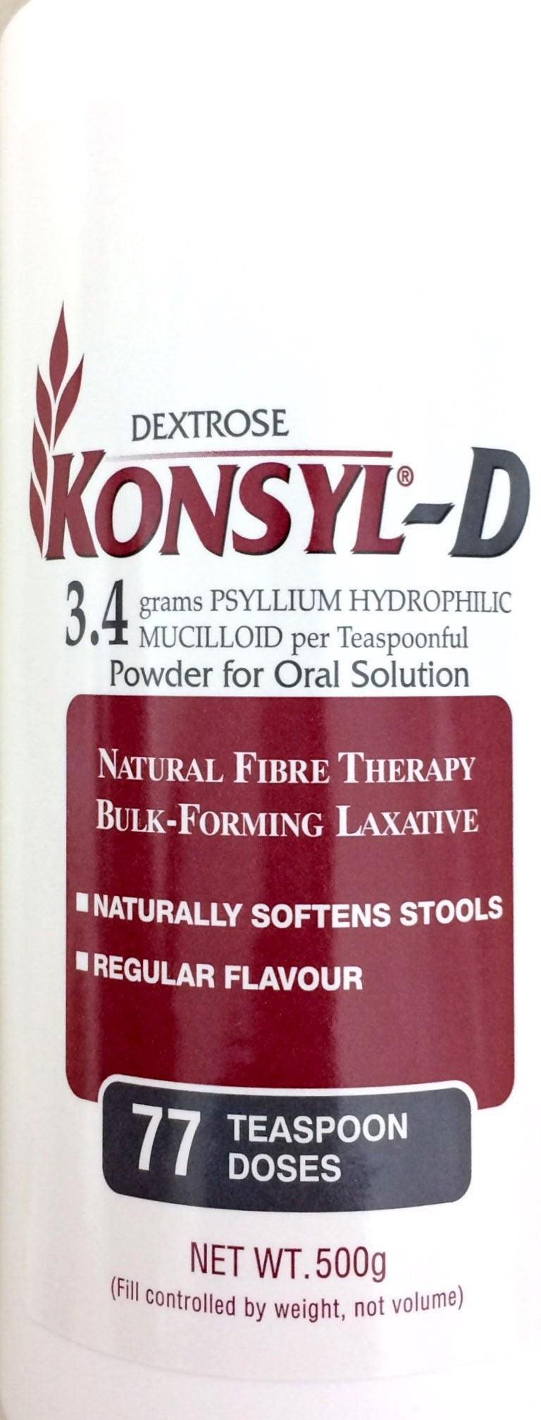 Konsyl-D Psyllium Powder 500g – DominionRoadPharmacy